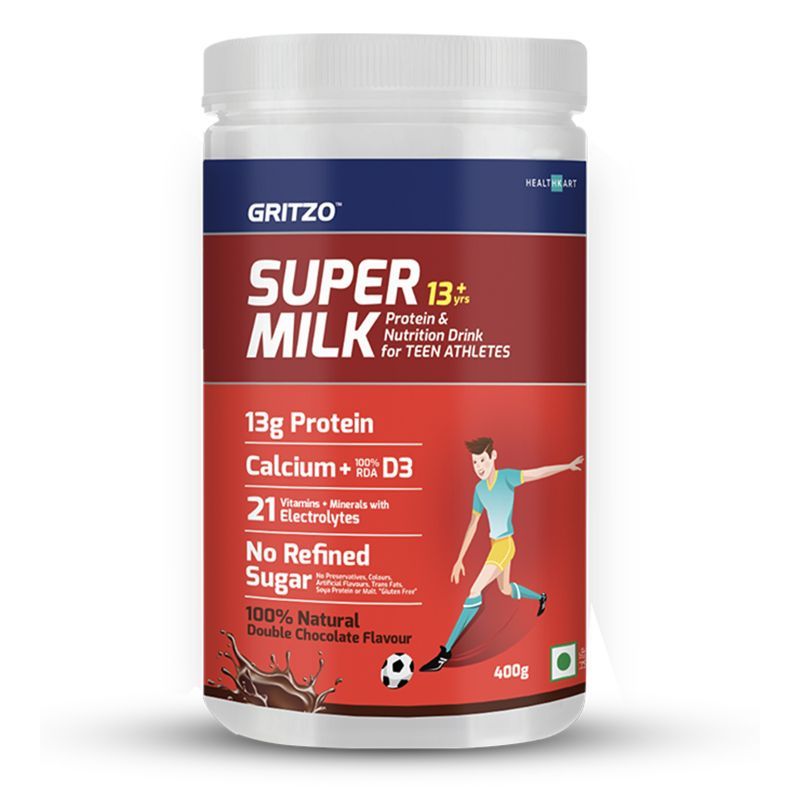 Gritzo Super Milk 13+y: Teen Athletes Nutrition Drink - Natural ...