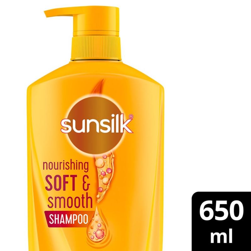 Sunsilk Nourishing Soft & Smooth Shampoo With Egg Protein Almond Oil ...