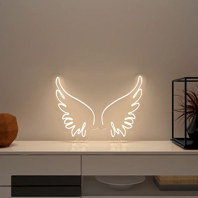 Buy WallMantra Angel Wings Neon LED Light (Available in Multiple Colors ...