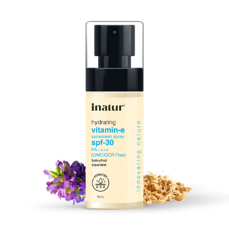 Buy inatur Vitamin-E SPF 30 PA++++ Sunscreen Spray, Vegan, Waterproof ...