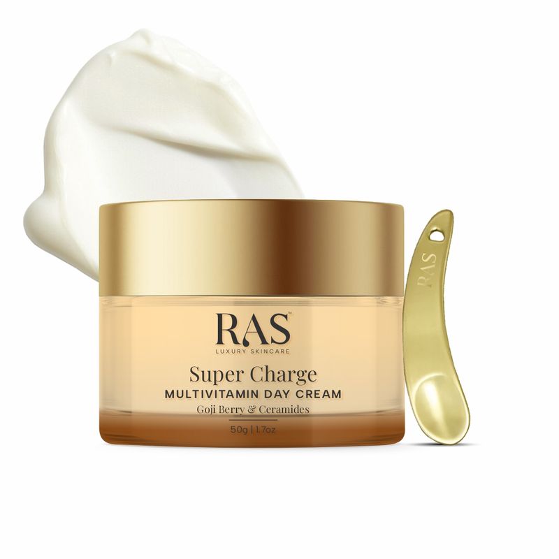 RAS Luxury Oils Super Charge Multivitamin Day Cream SPF 30 Infused With ...