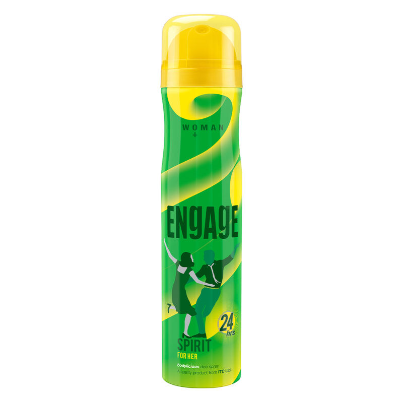 Buy Engage Spirit Deodorant for Women, Cheerful & Jolly, Skin-Friendly ...