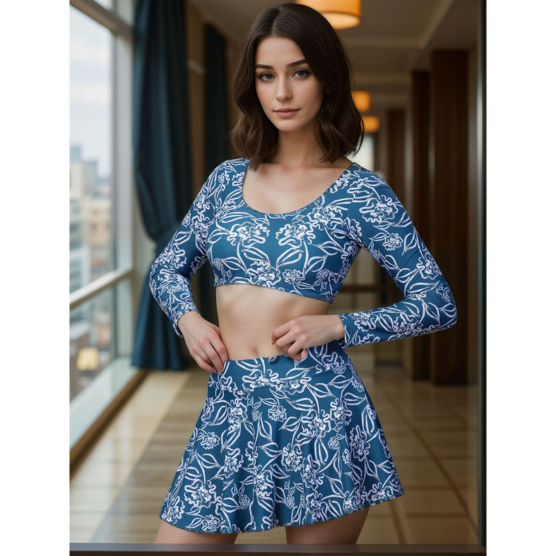 Buy Addery Nautical Bloom Swimwear (Set of 2) Online