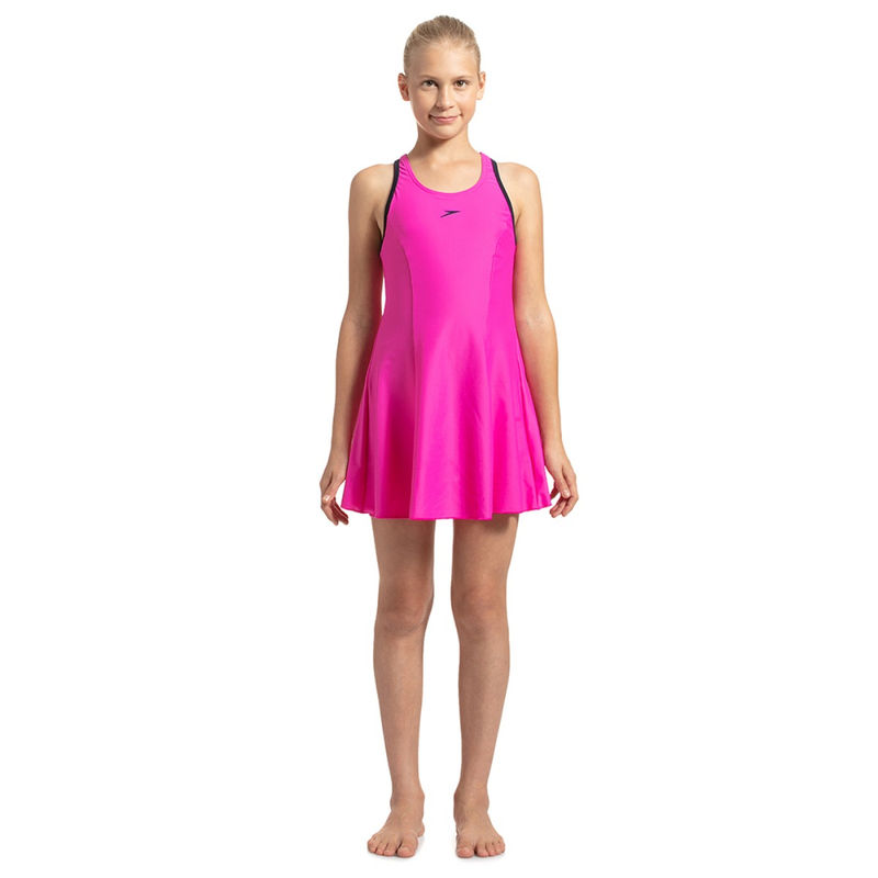 Buy Speedo Racerback Swimdress With Boyleg - Pink Online