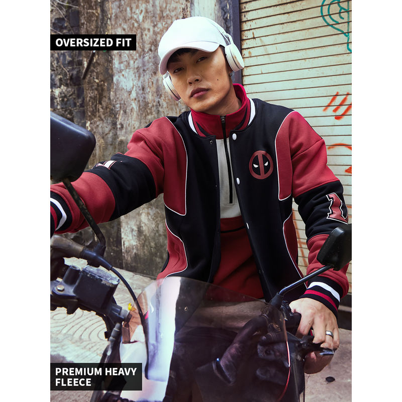 Buy The Souled Store Official Deadpool: Merc With A Mouth Men Varsity ...