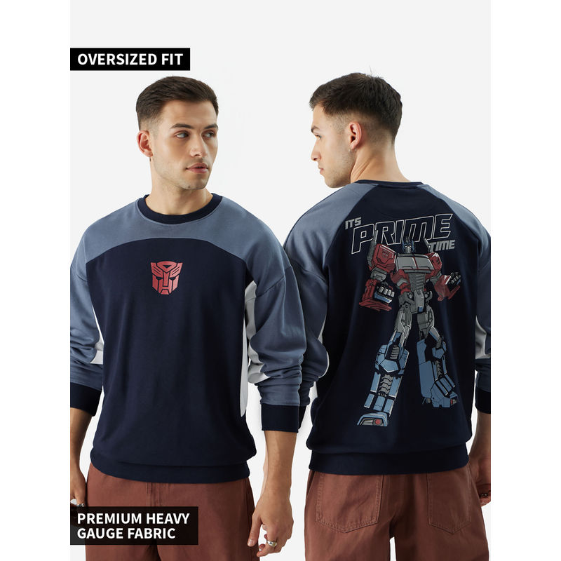 Buy The Souled Store Official Transformers: Prime Time Men Oversized ...