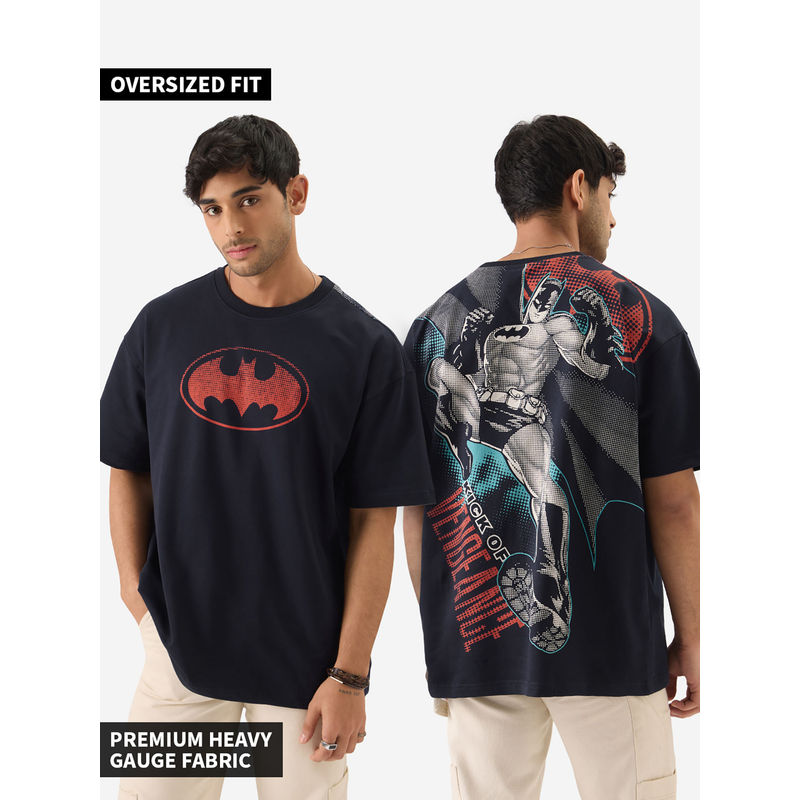 Buy The Souled Store Official Batman: Kick Of Vengeance Men Oversized T ...