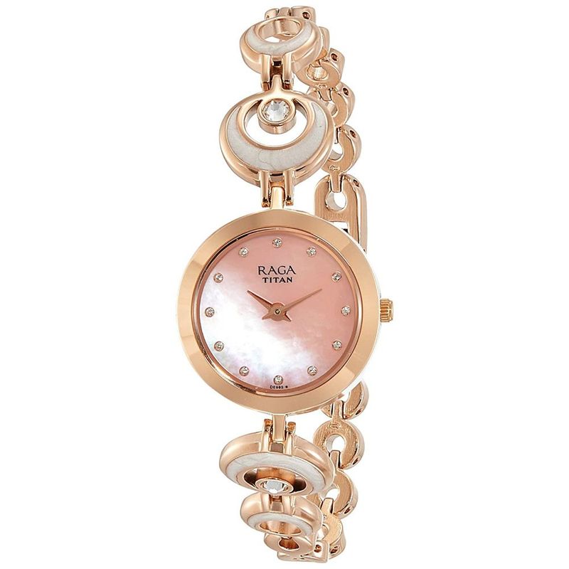 Buy Titan NM2540WM03 White Dial Analog Watch For Women Online