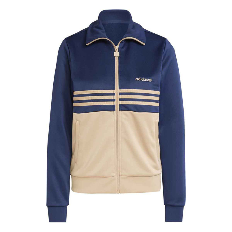 Buy adidas Originals 3S TRACKTOP Women Blue Colorblock Jacket Online