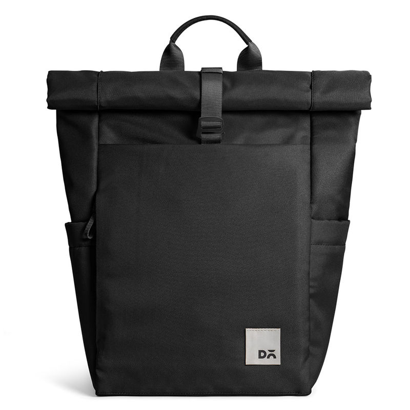 Buy DailyObjects Space Black Miles Roll Top Backpack Online