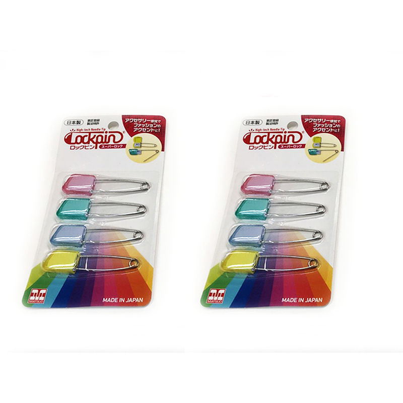 Buy Lockpin Japan Safety Pin Saree Hijab Gown Japanese Steel Large ...