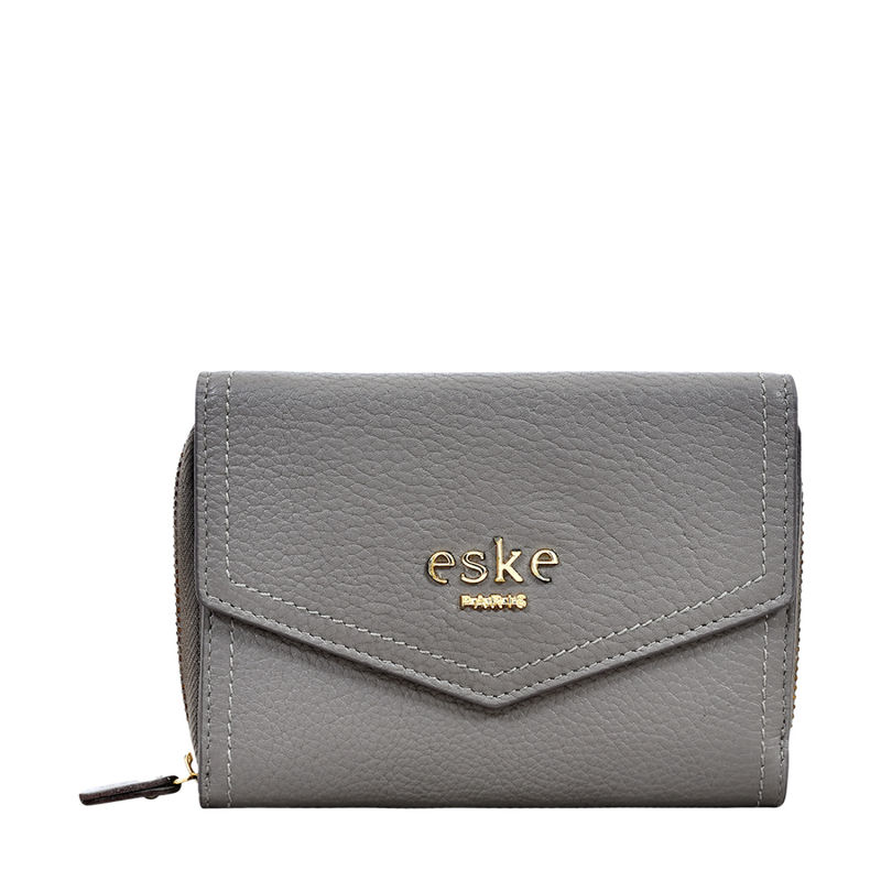 Buy Eske Grey Cosmos Vin Trifold Wallets Online