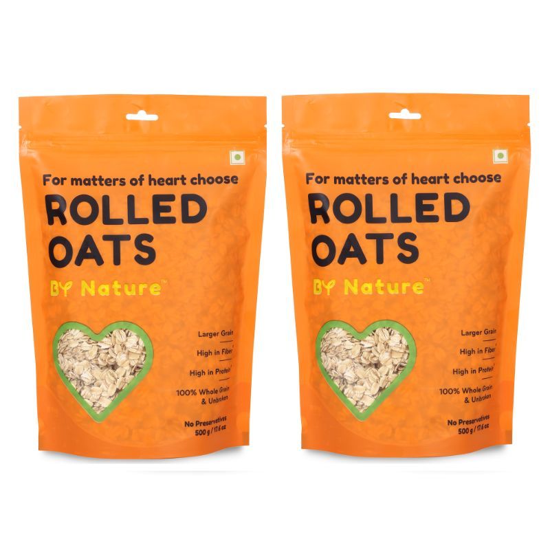 Buy By Nature Rolled Oats - Pack Of 2 Online