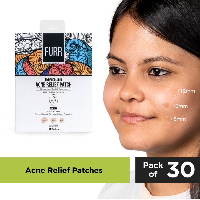 Buy FURR Hydrocolloid Acne Patch With Turmeric - 30 Patches Online