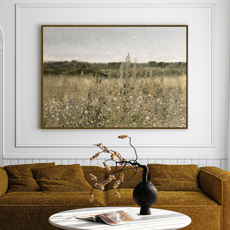 Buy ARTCREST Emerald Enclave Painting Black Box Framed Canvas Wall Art ...