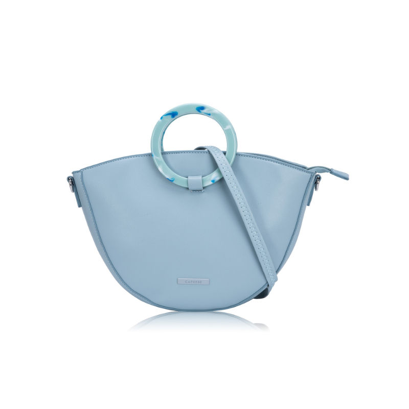 Buy Caprese Edwina Small Blue Satchel Online