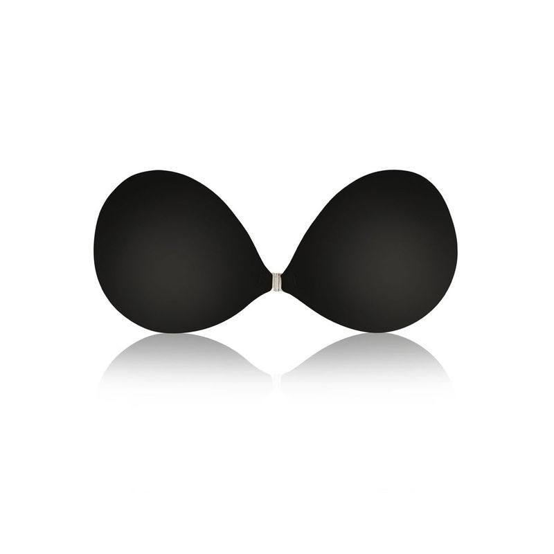 Buy NOOD Push Up Adhesive Bra Black Reusable 50+ Times Extra Volume and ...