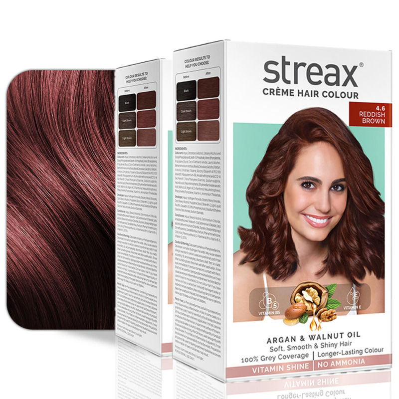 Buy Streax Hair Colour - Reddish Brown 4.6 Pack Of 2 Online