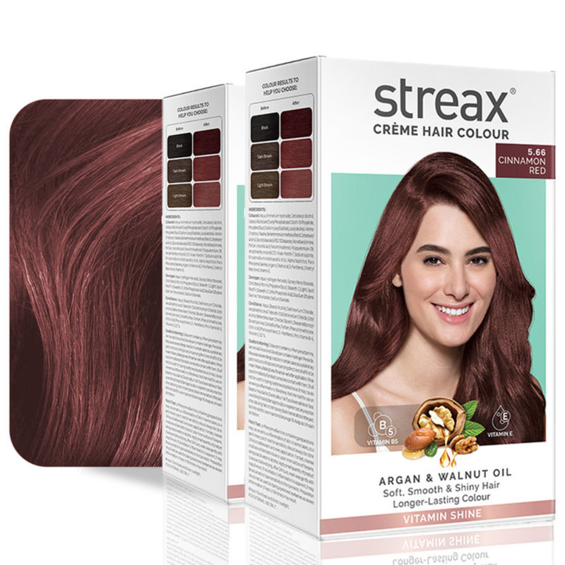 Buy Streax Hair Colour - Cinnamon Red 5.66 Pack Of 2 Online