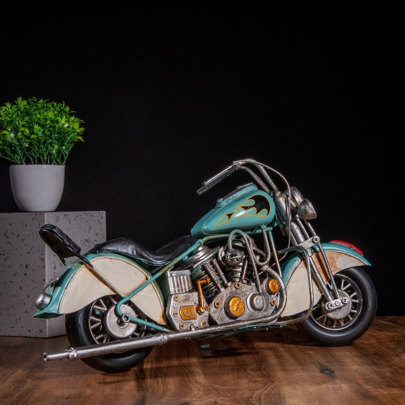 Buy Gibox Journeyed Antique Motorcycle Home Decor Luxurious Item Online