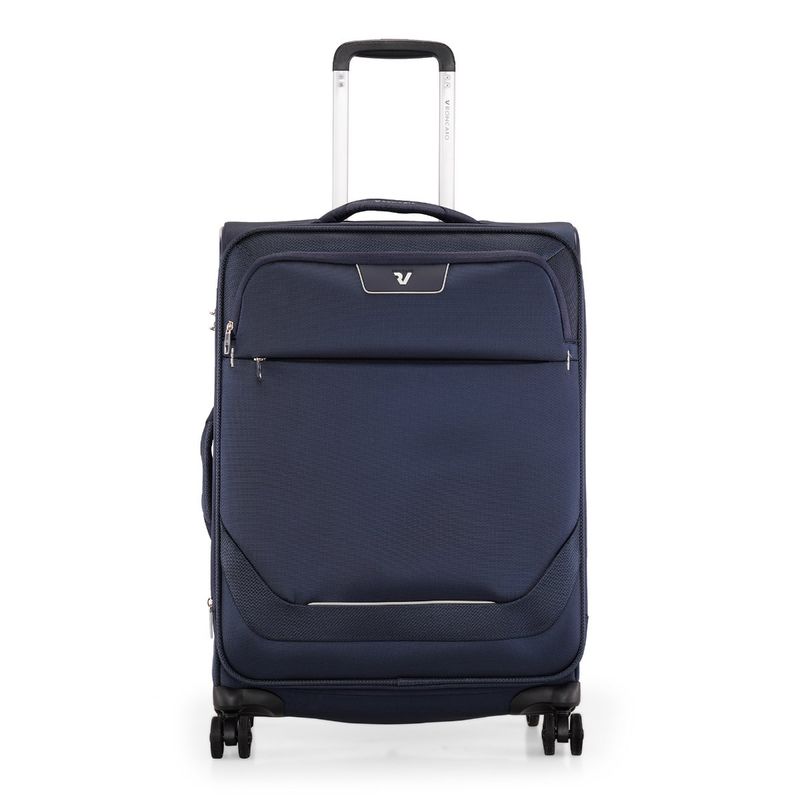 Buy Roncato Joy Blu Notte Color Poliestere Soft 26 inch Luggage (M) Online