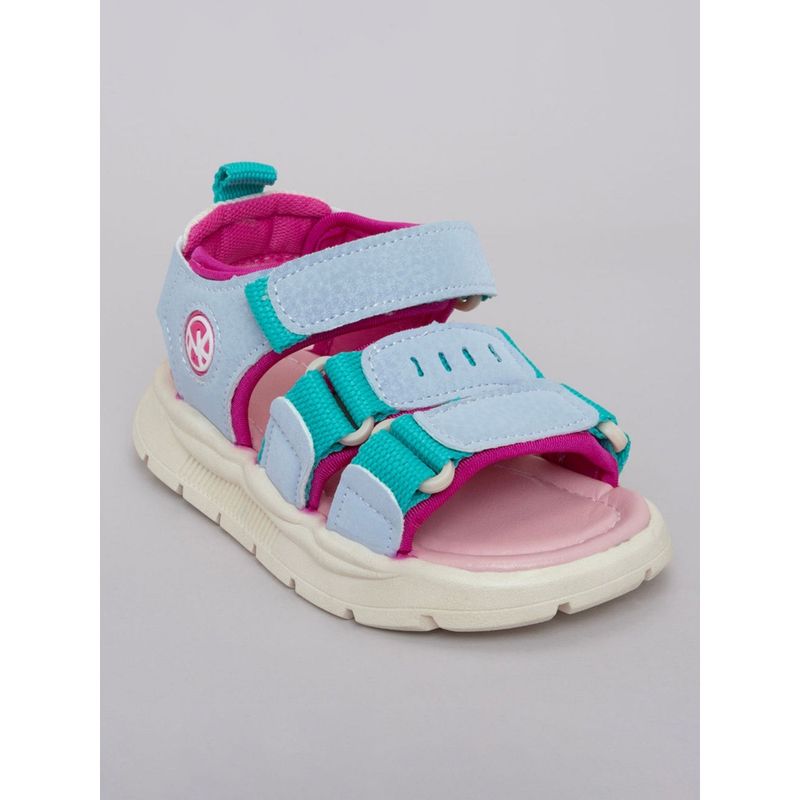 Buy Hopscotch Solid Round Open Toe Sandals Online