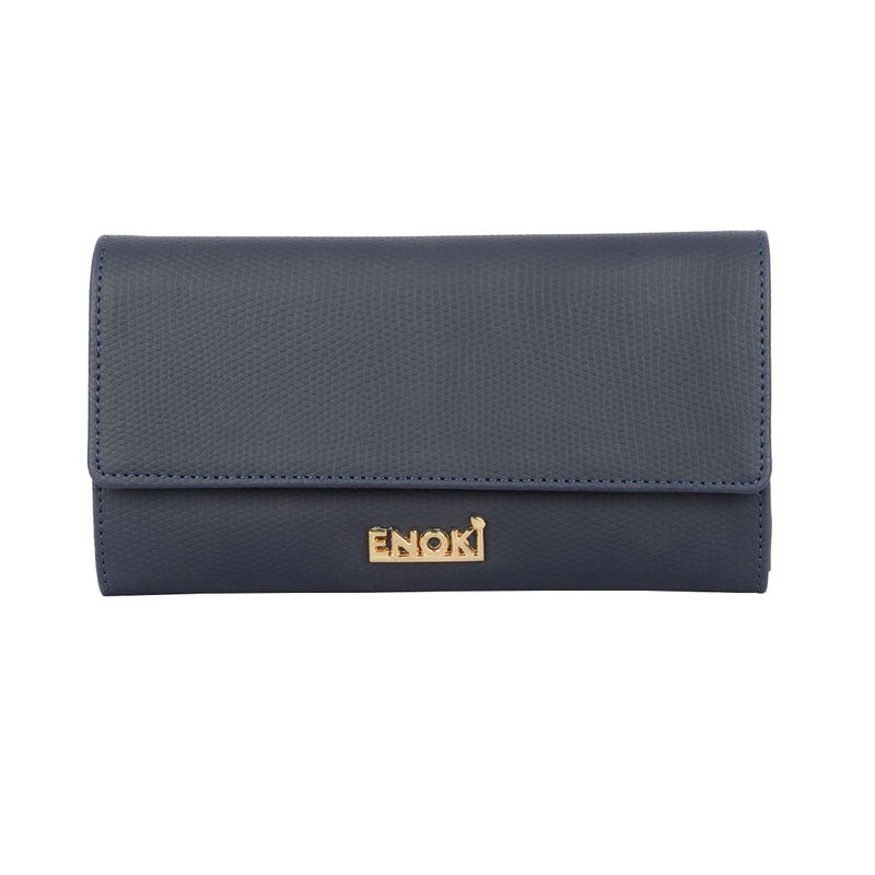 Buy Enoki Women Wallet Blue (L) Online
