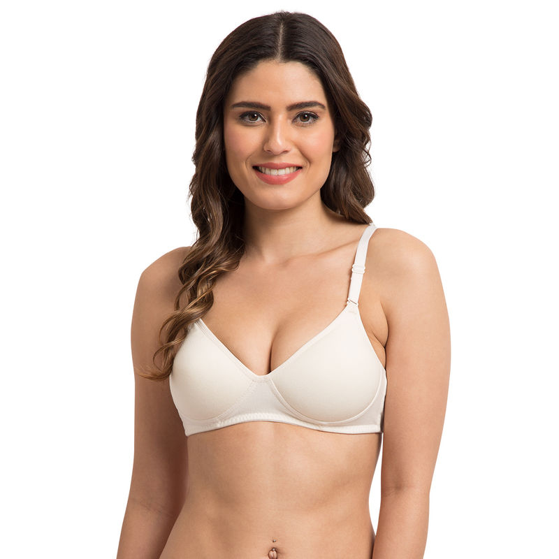 Buy Tweens Medium Padded T-Shirt Bra - Off White (34A) Online