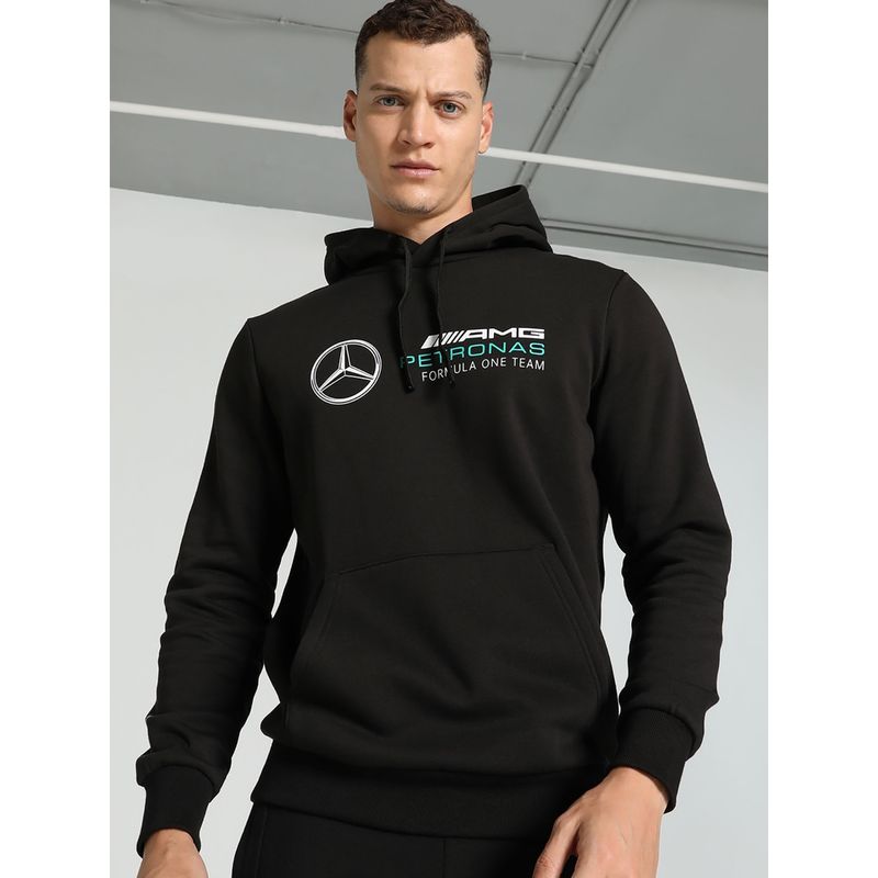 Buy Puma Mercedes Amg Personas F1 Essentials Fleece Men's Black Hoodie ...
