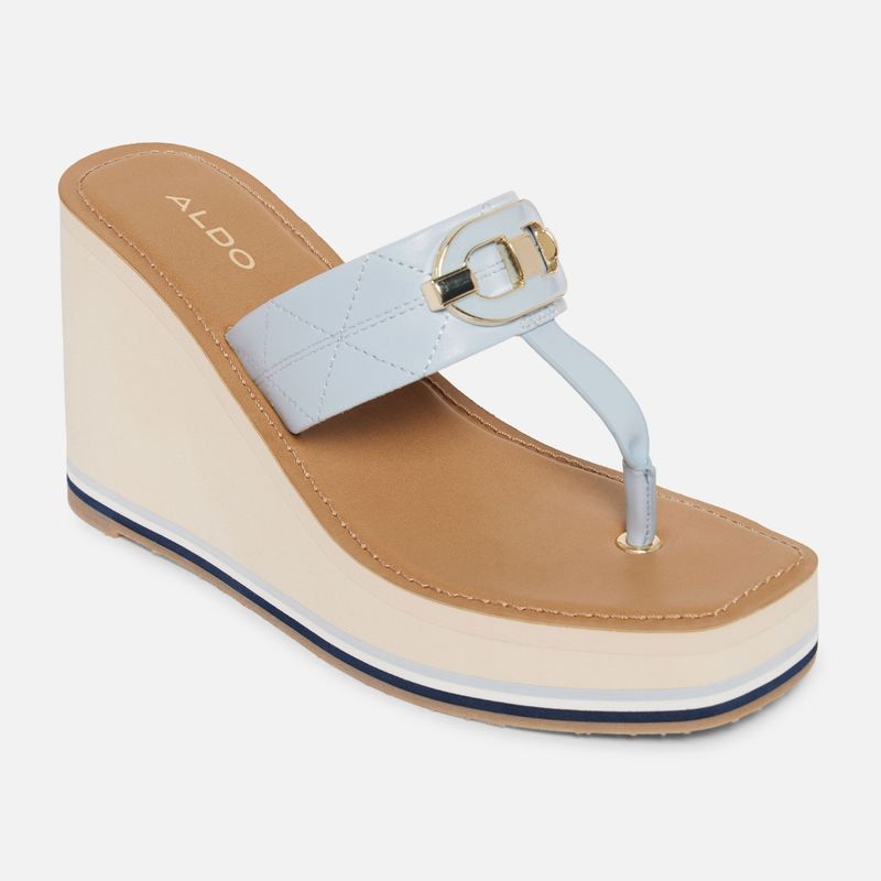 Aldo Sunseek Solid Blue Wedges: Buy Aldo Sunseek Solid Blue Wedges ...