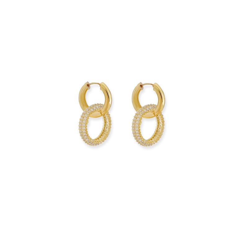 Buy ESME Gold The Whole Earrings Online