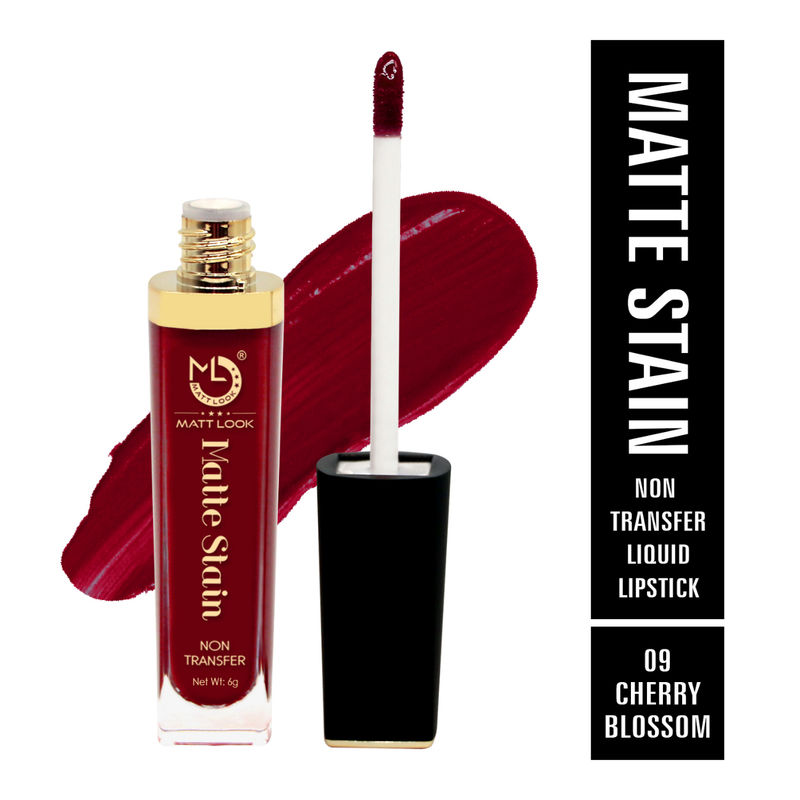 Buy Matt Look Matte Stain Non Transfer Long Lasting Liquid Lipstick Online