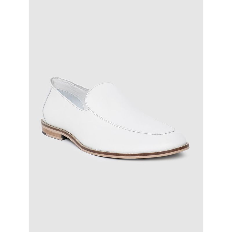 Buy Rare Rabbit Dave White Solid Casual Shoe Online