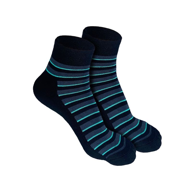 Buy Heelium Bamboo Quarter 2 Pair Of Ankle Socks for Men-Black Online