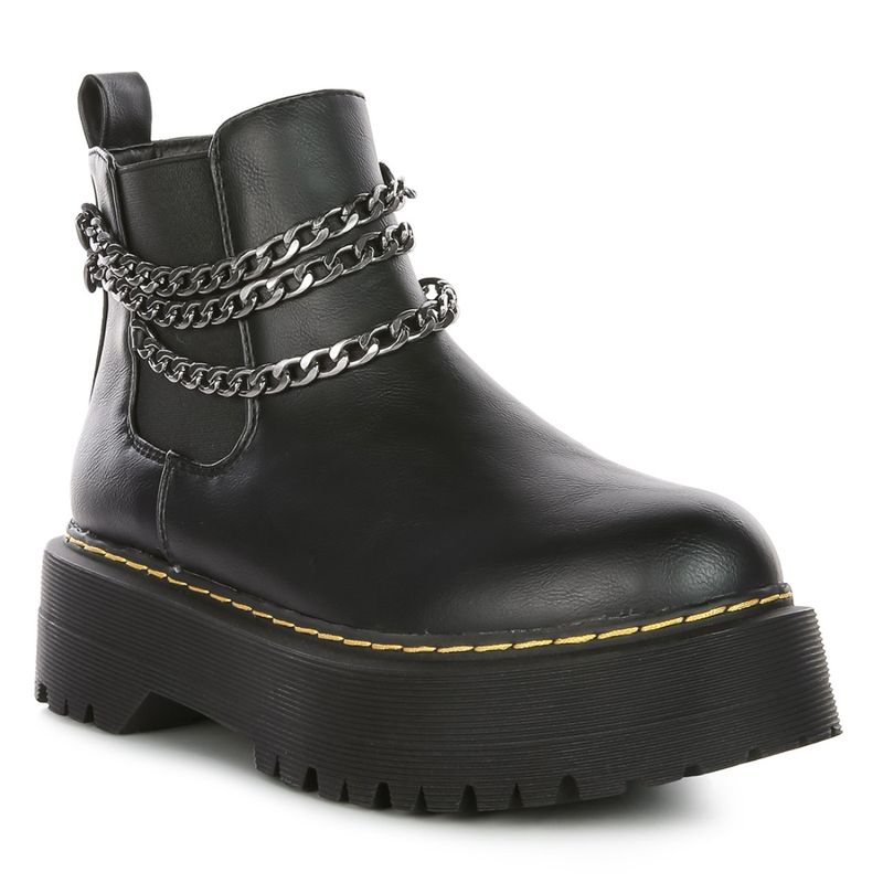 Buy London Rag Solid Black Chelsea Boots Online