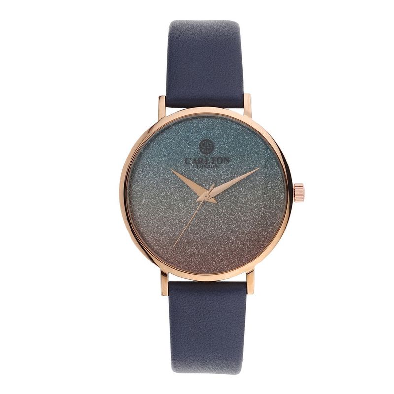 Carlton London Watches Multicolor Analogue Watch -cl042rgshbl: Buy ...