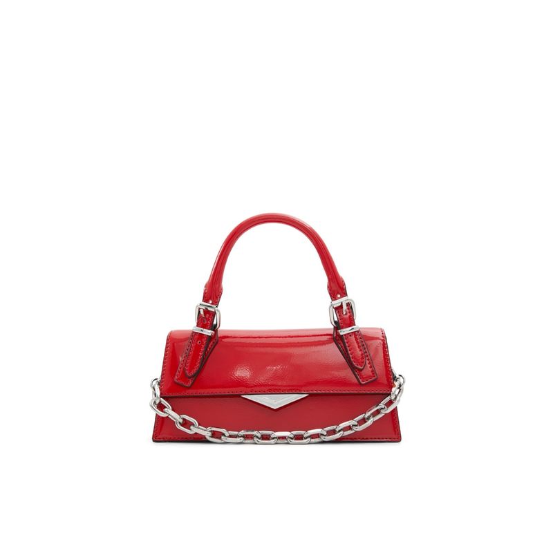 Buy Aldo DHELLIAAX Womens Red Top Handle Satchel with Detachable Straps ...