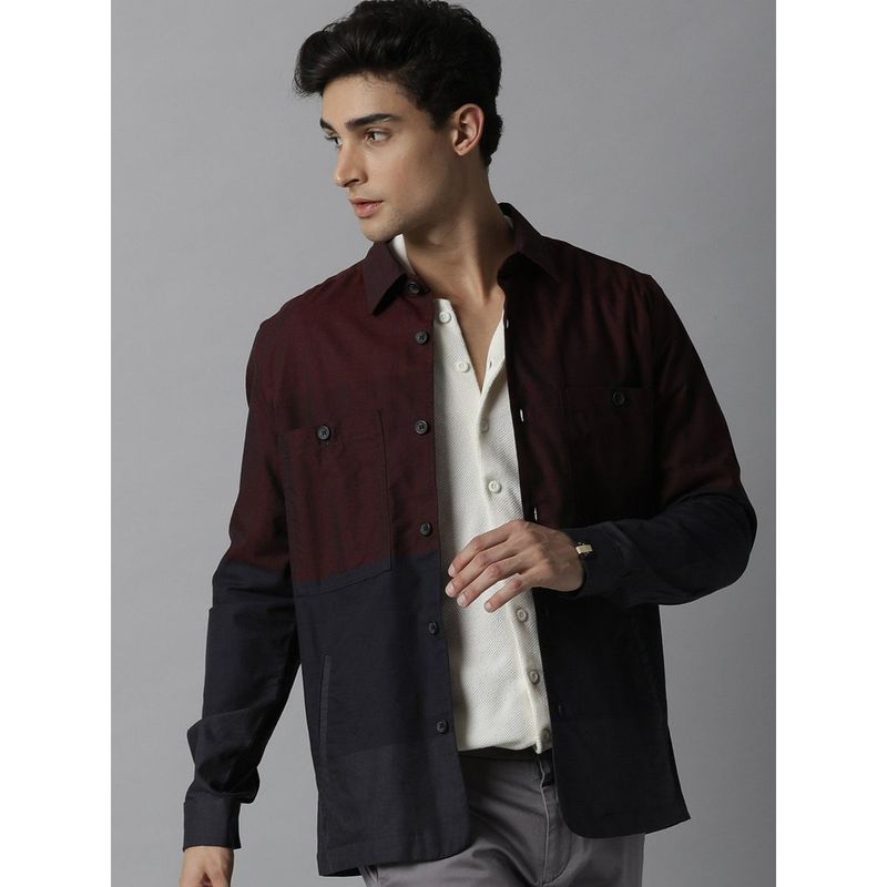 Buy RARE RABBIT Maroon Casual Jacket Online