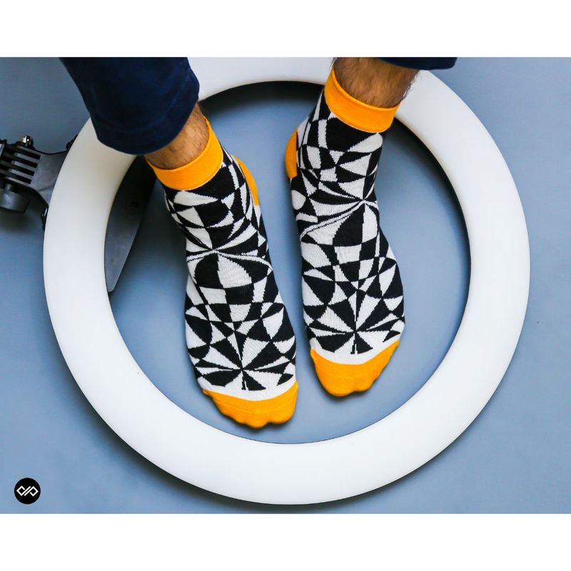 Buy Dynamocks Men & Women Cotton Ankle Length Socks Multi-Color Online