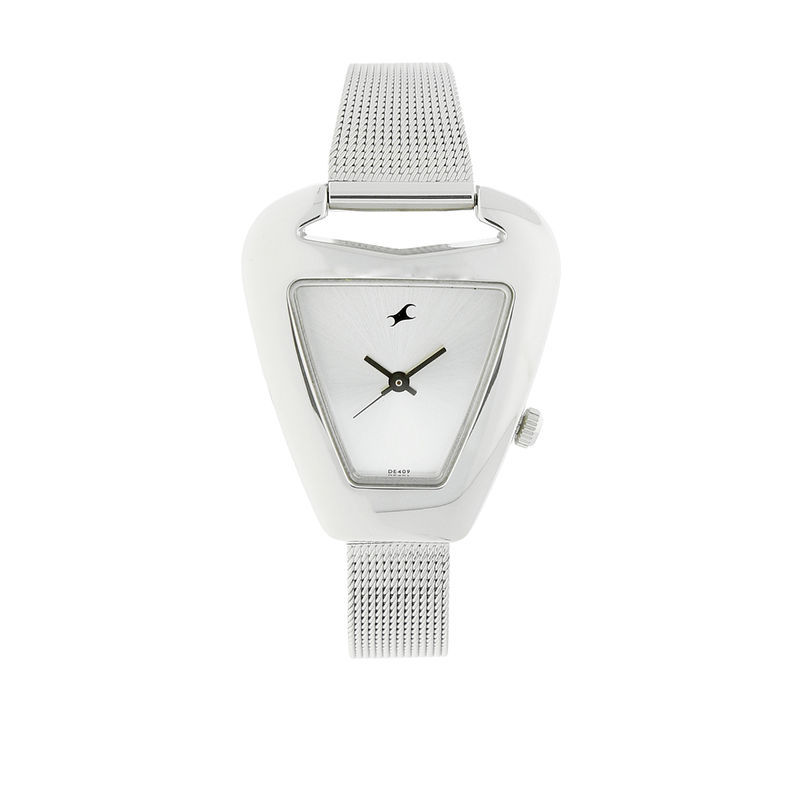 Buy Fastrack Silver Dial Silver Metal Strap Watch Online