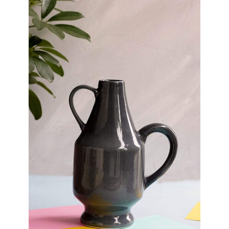 Buy Freedom Tree Raan Ceramic Dark Grey Spec Vase Online