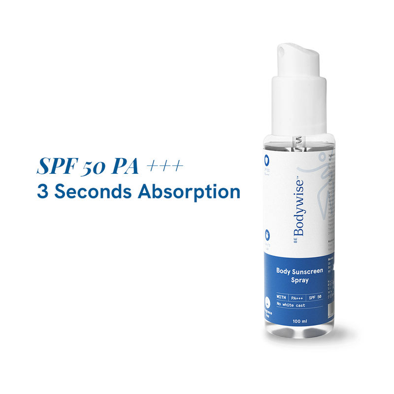 Buy Be Bodywise Body Sunscreen Spray SPF 50 PA+++ Online