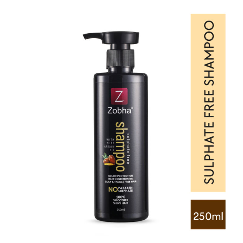 Buy Zobha Pure Argan Oil Sulphate Free Shampoo Online
