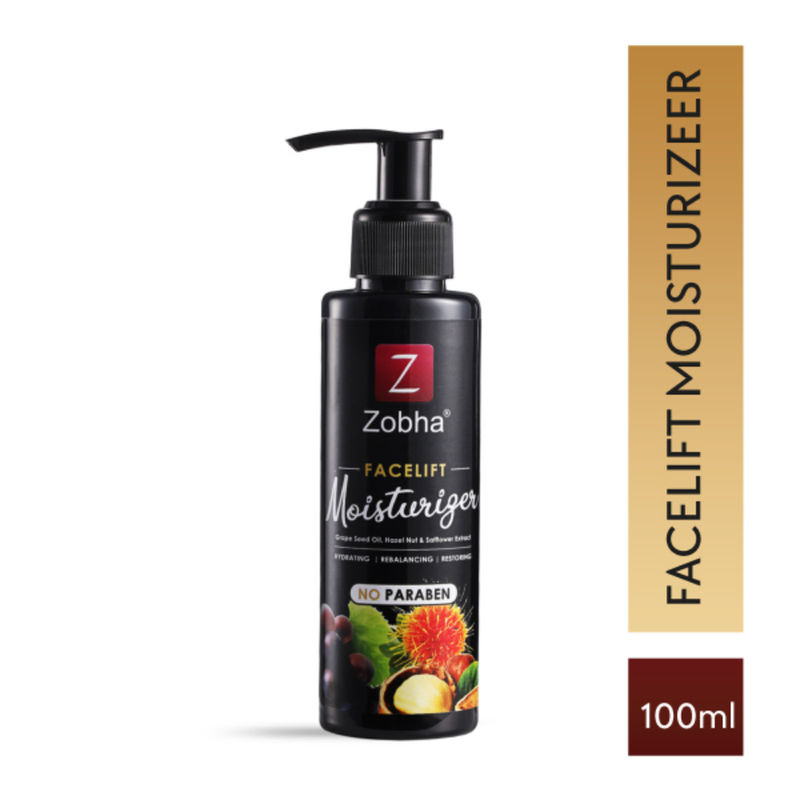 Buy Zobha Facelift Moisturizer Lotion with Grape Seed Oil & Safflower ...