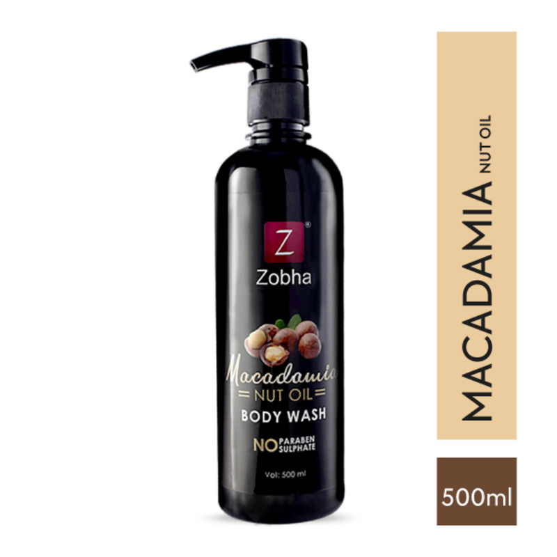Buy Zobha Body Wash with 100% Natural Macadamia Paraben and Sulphate ...