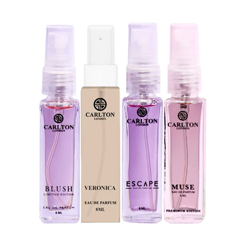 Buy Carlton London Perfume Escape, Muse, Veronica & Blush Perfume Combo ...