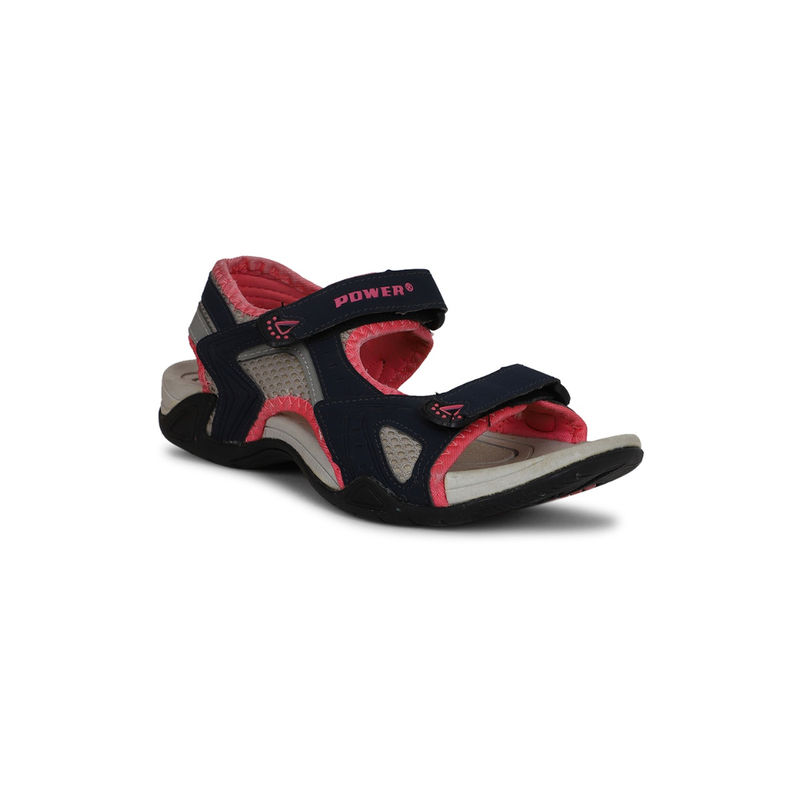Buy Power Black Women Velcro Sandals Online