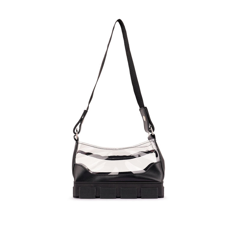 Buy London Rag Black Clear Utility Handbag Online