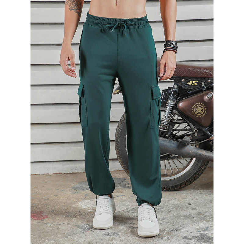 Buy High Star Men Smart Casual Summer Polyester Straight Fit Mid-Rise ...
