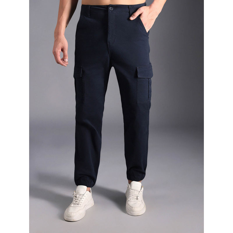 Buy High Star Men Smart Casual Summer Cotton Regular Fit Mid-Rise ...